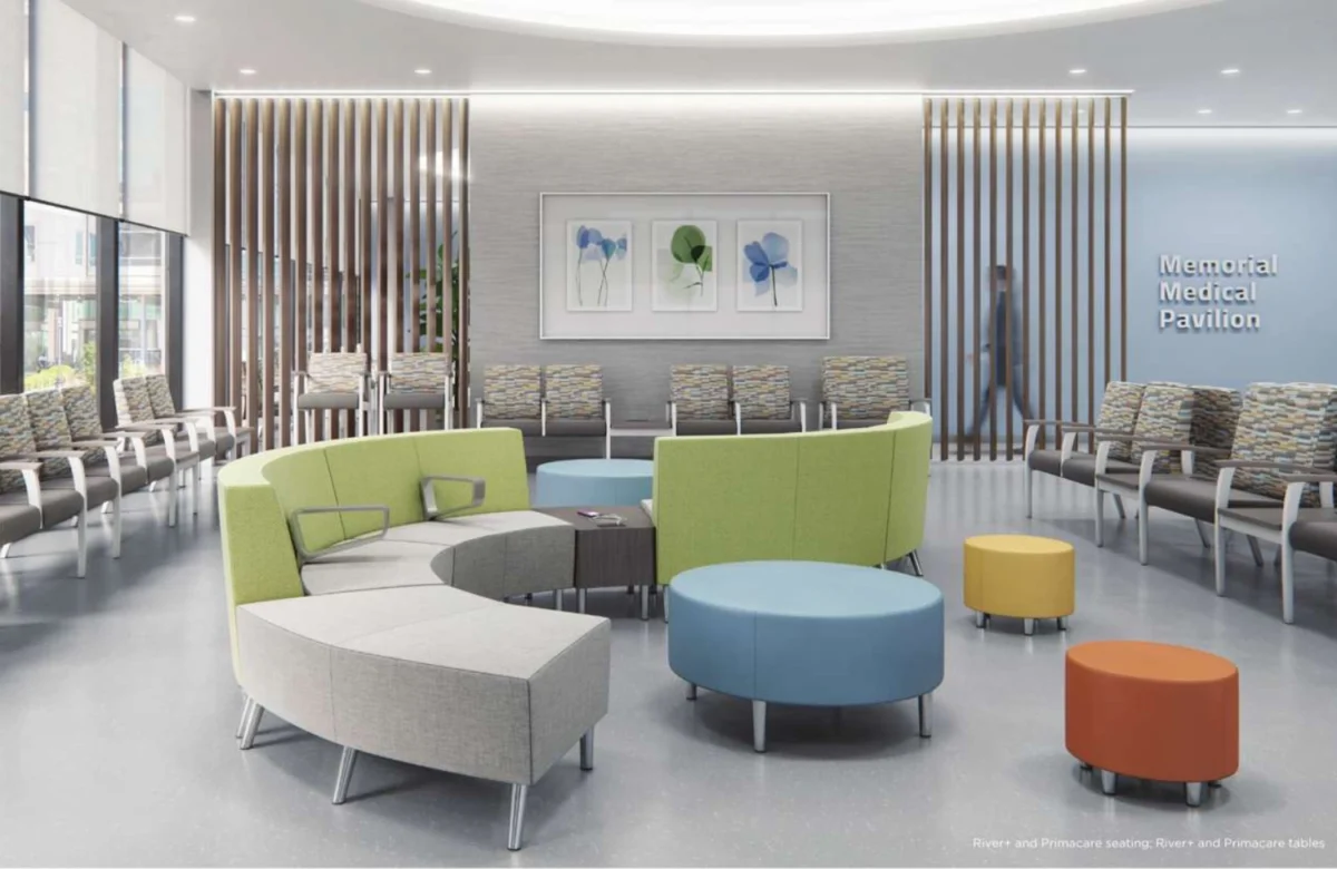 Waiting Area River & Primacare Seating Tables | Office Solutions Florida